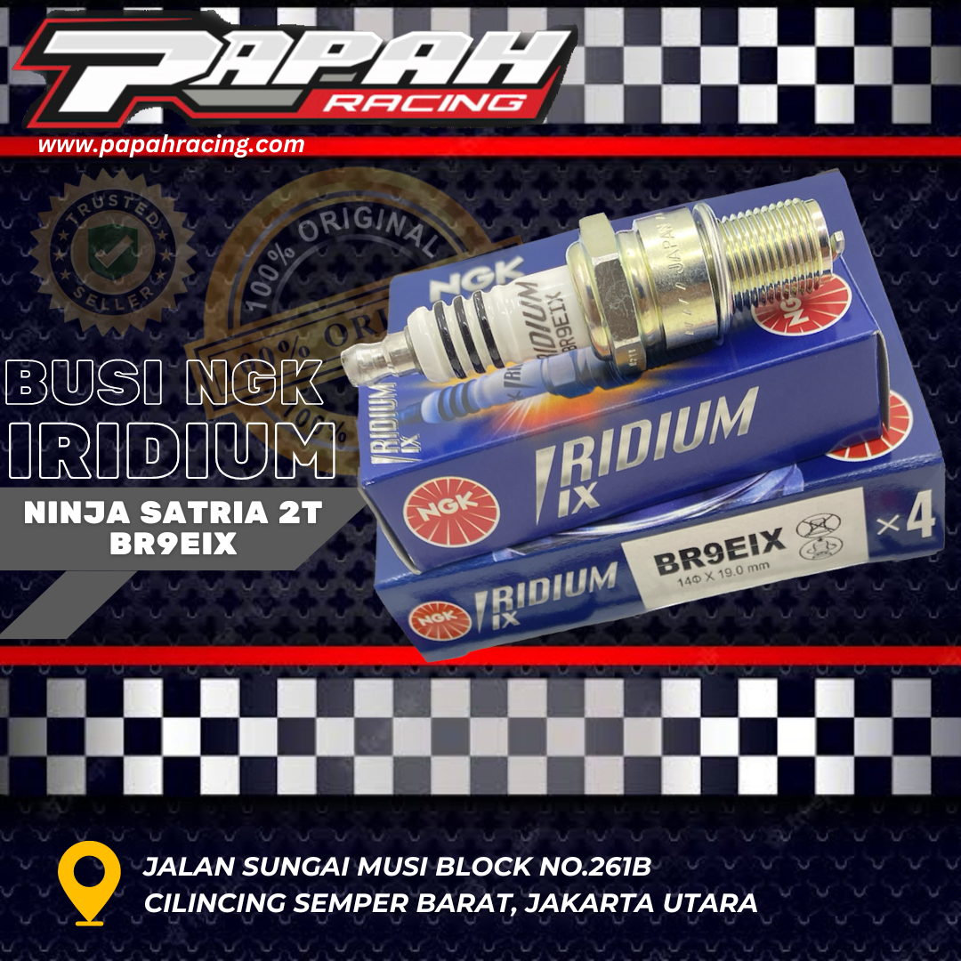 BUSI NGK IRIDIUM NINJA SATRIA 2T BR9EIX NGK